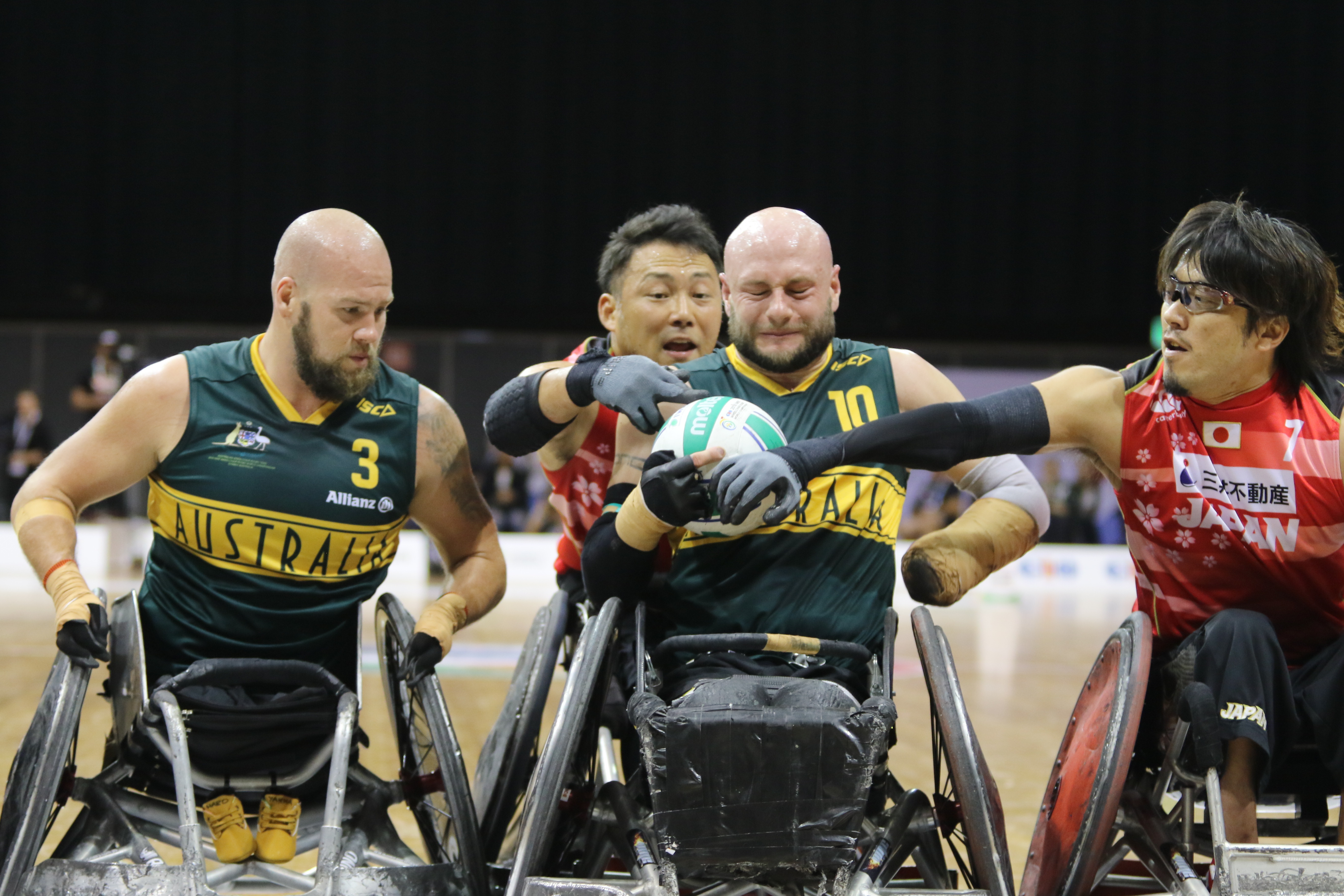 Australia edge Japan for wheelchair rugby zonal title