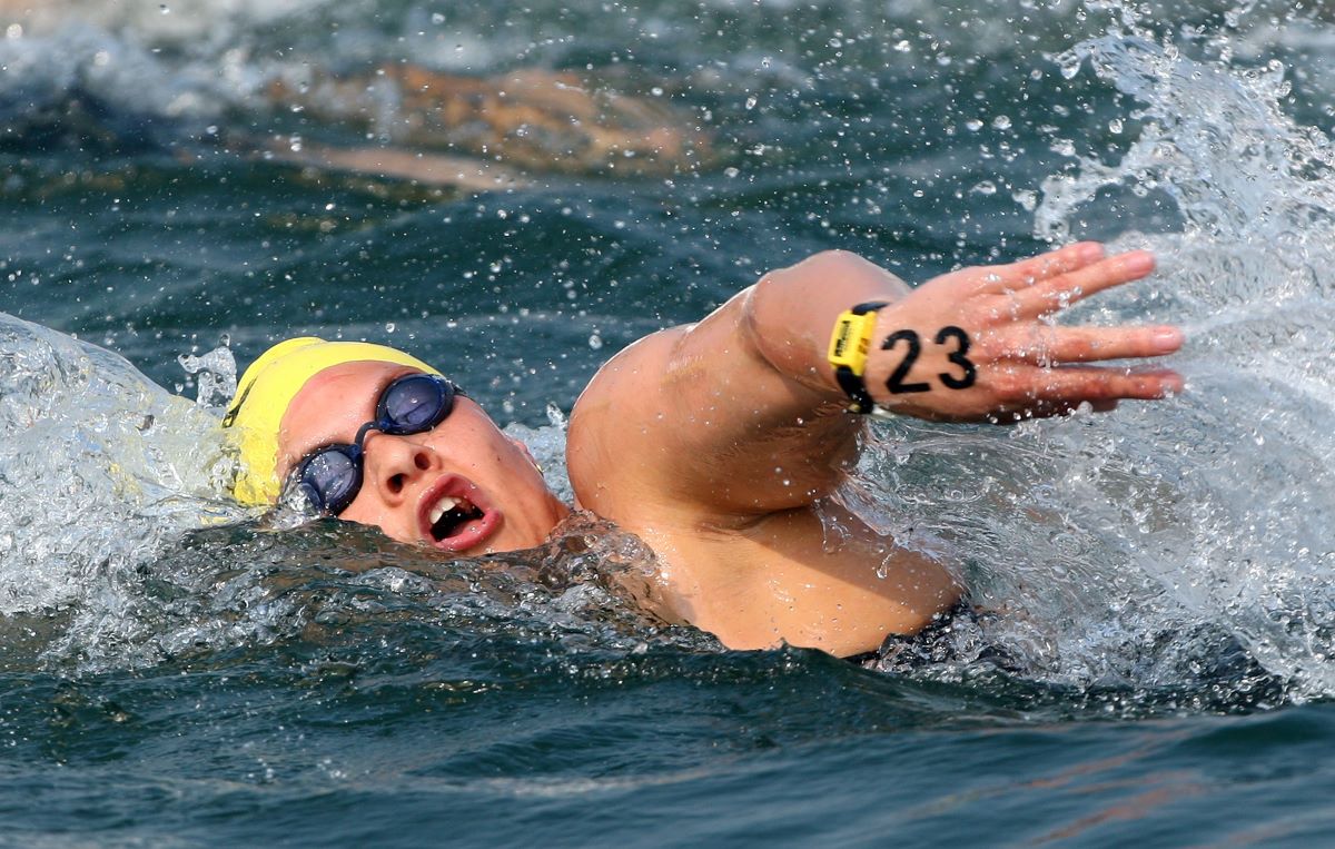 Natalie du Toit is first amputee swimmer to compete in the Olympics