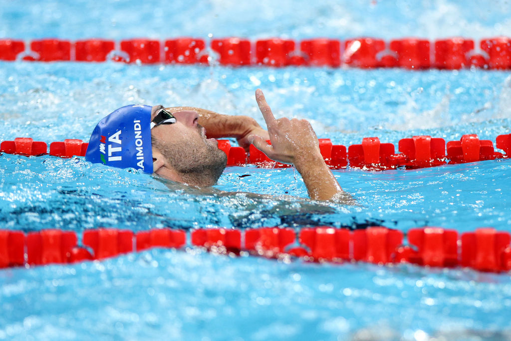 Stefano Raimondi claims third gold at Paris 2024