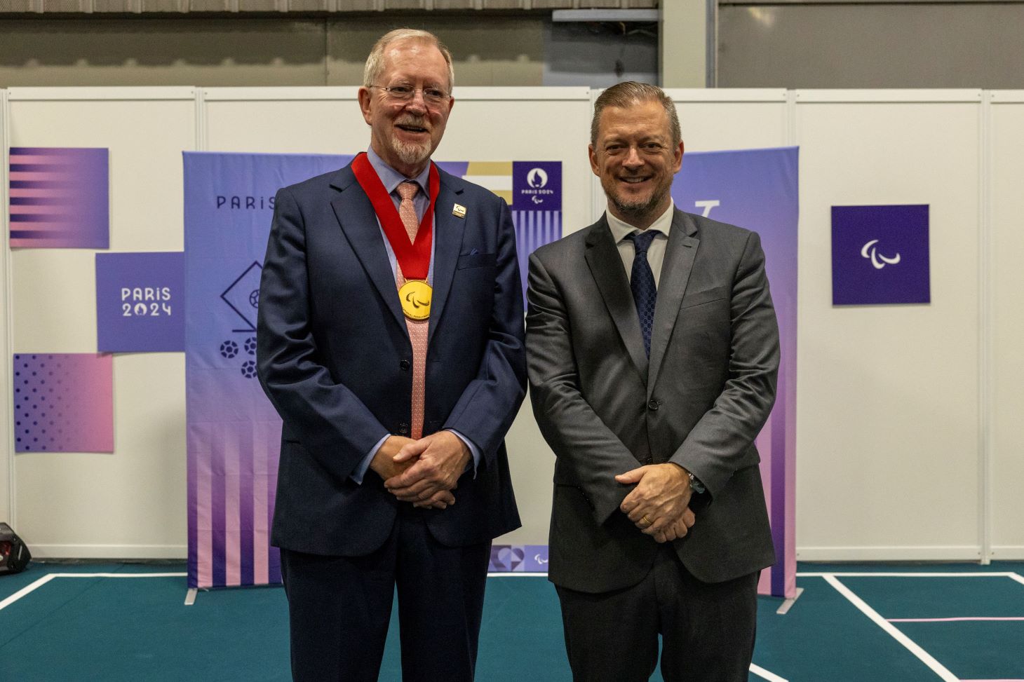 Paris 2024: Boccia's David Hadfield gets Paralaympic Order