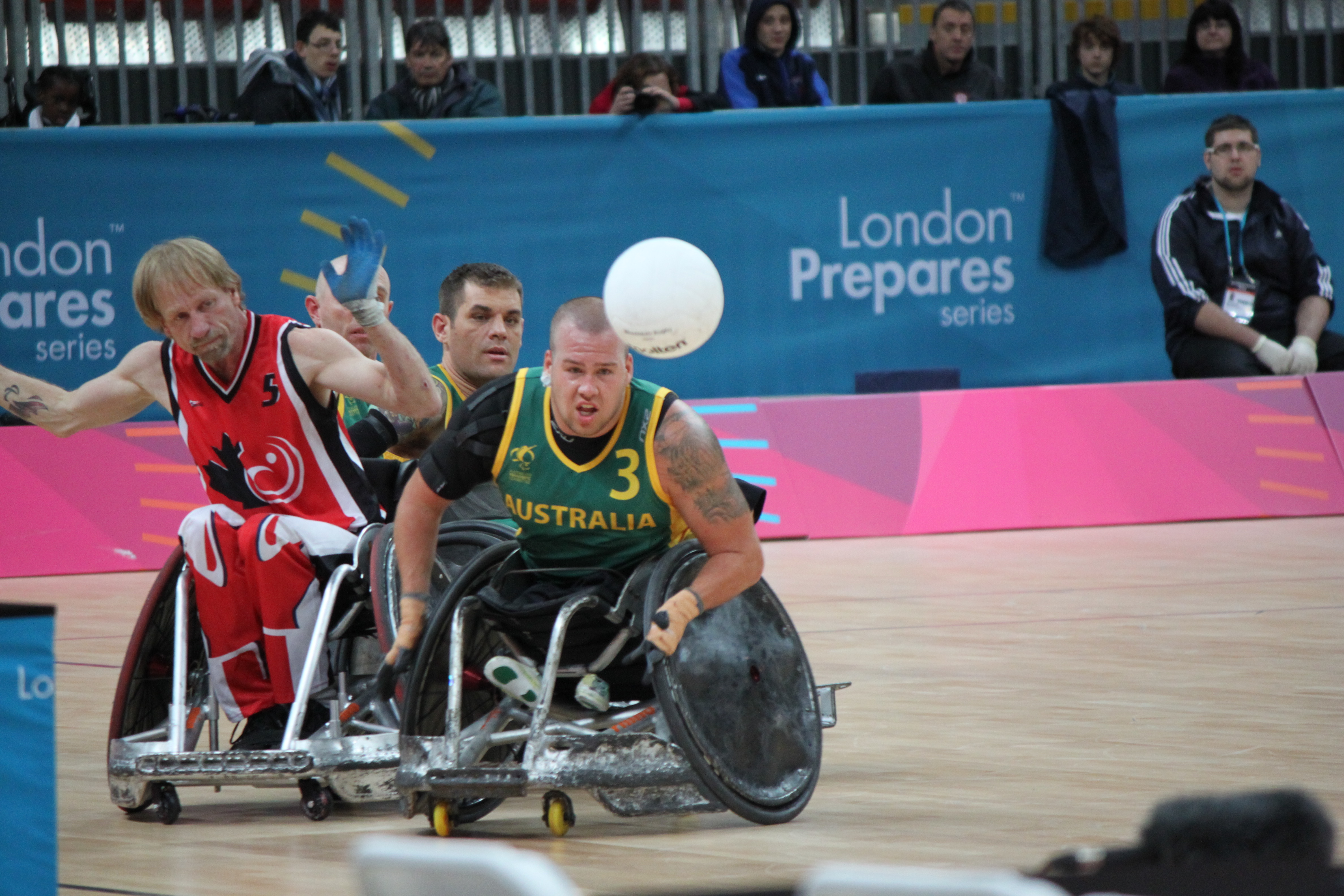 Batt's Aggressive Play Pays Off for Australian Wheelchair Rugby Team
