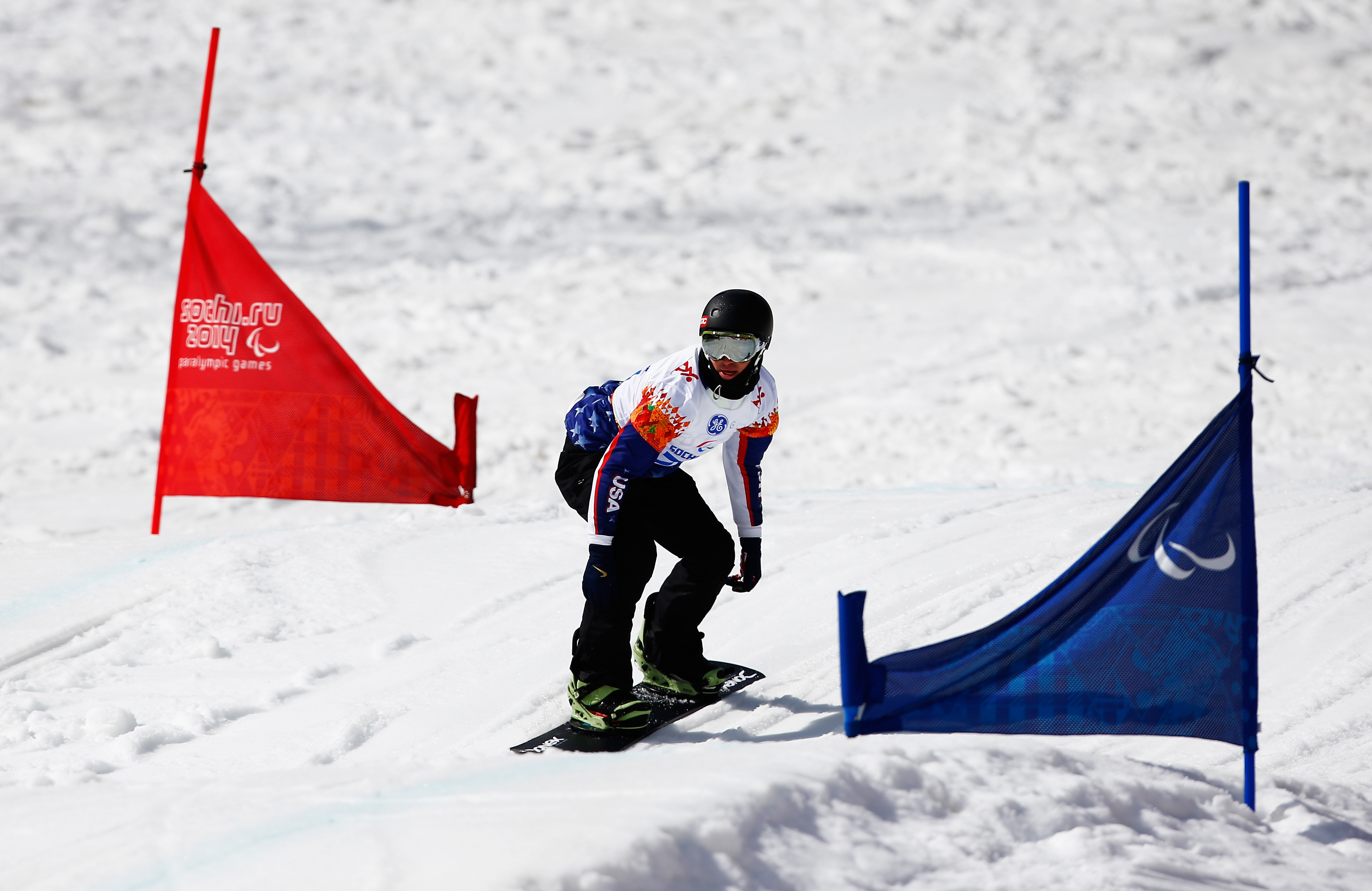 First snowboard banked slalom titles decided