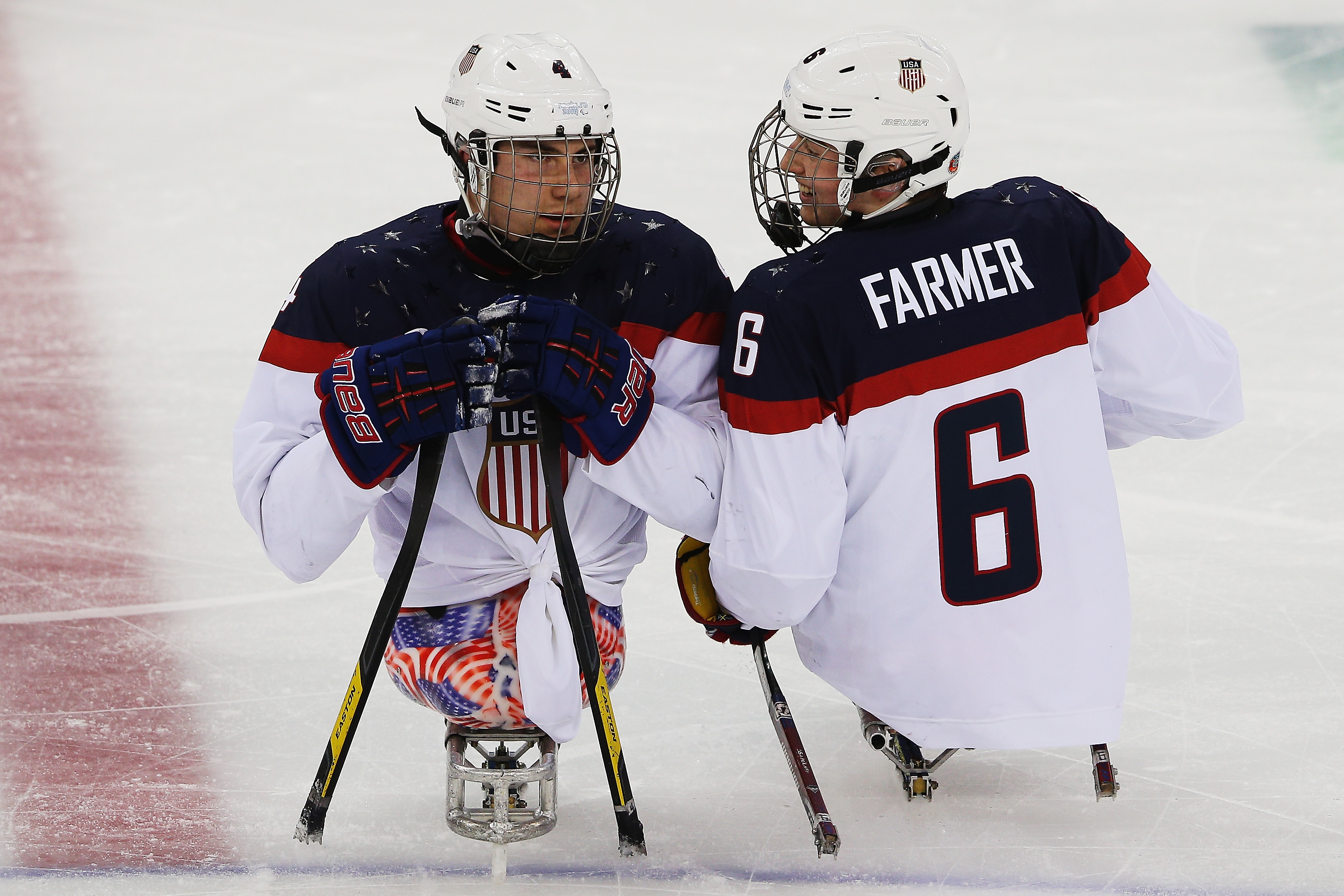 Ice sledge hockey: Five future faces