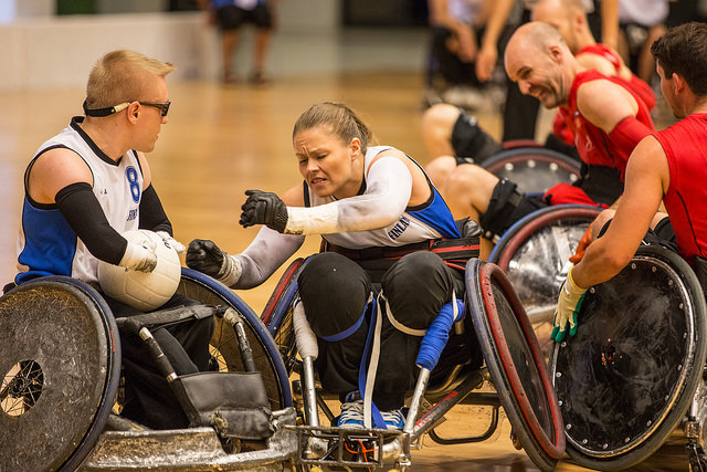 The fearsome four of wheelchair rugby