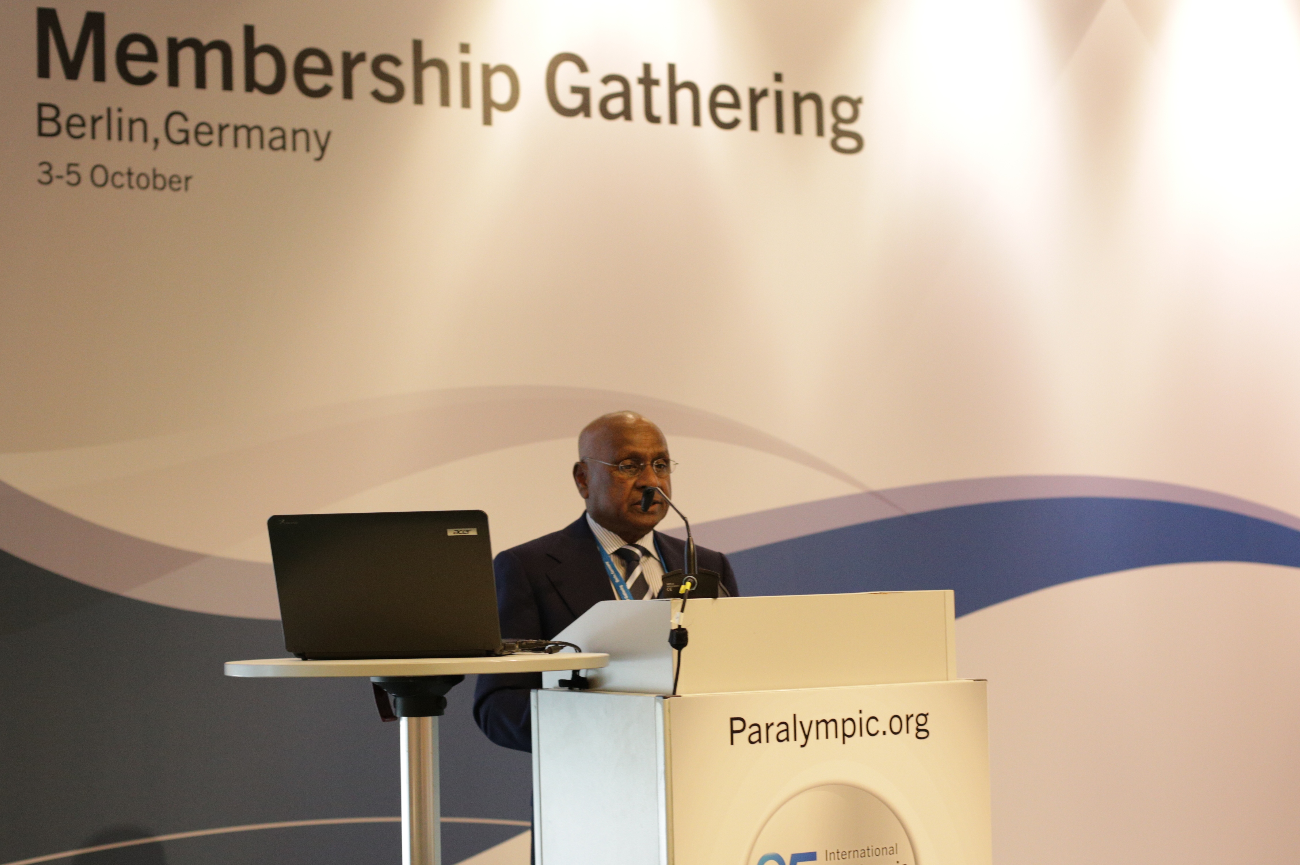 IOC member Sam Ramsamy's address to the IPC Membership Gathering