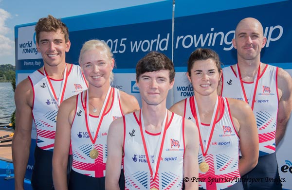 British para-rowing coxed four set world best time