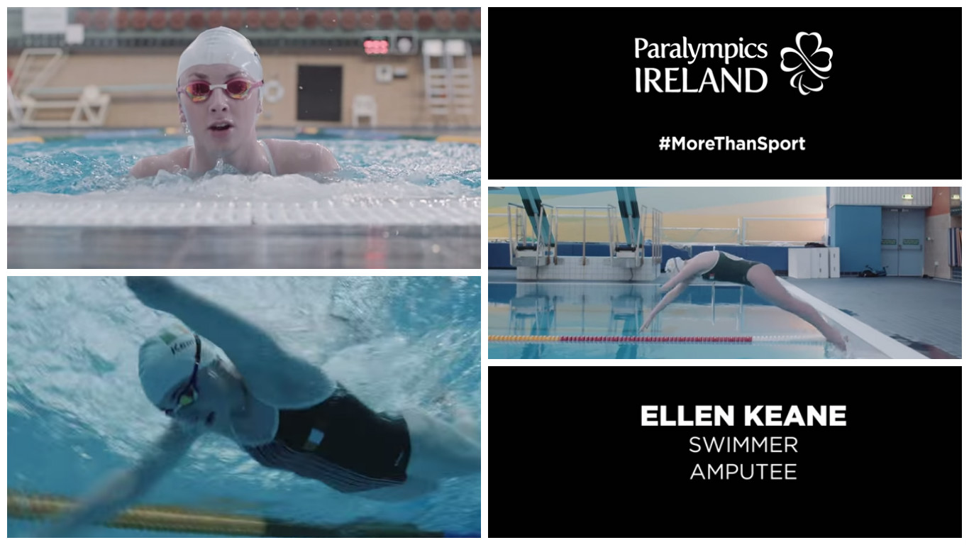 Swimmer Ellen Keane features in Irish awareness campaign