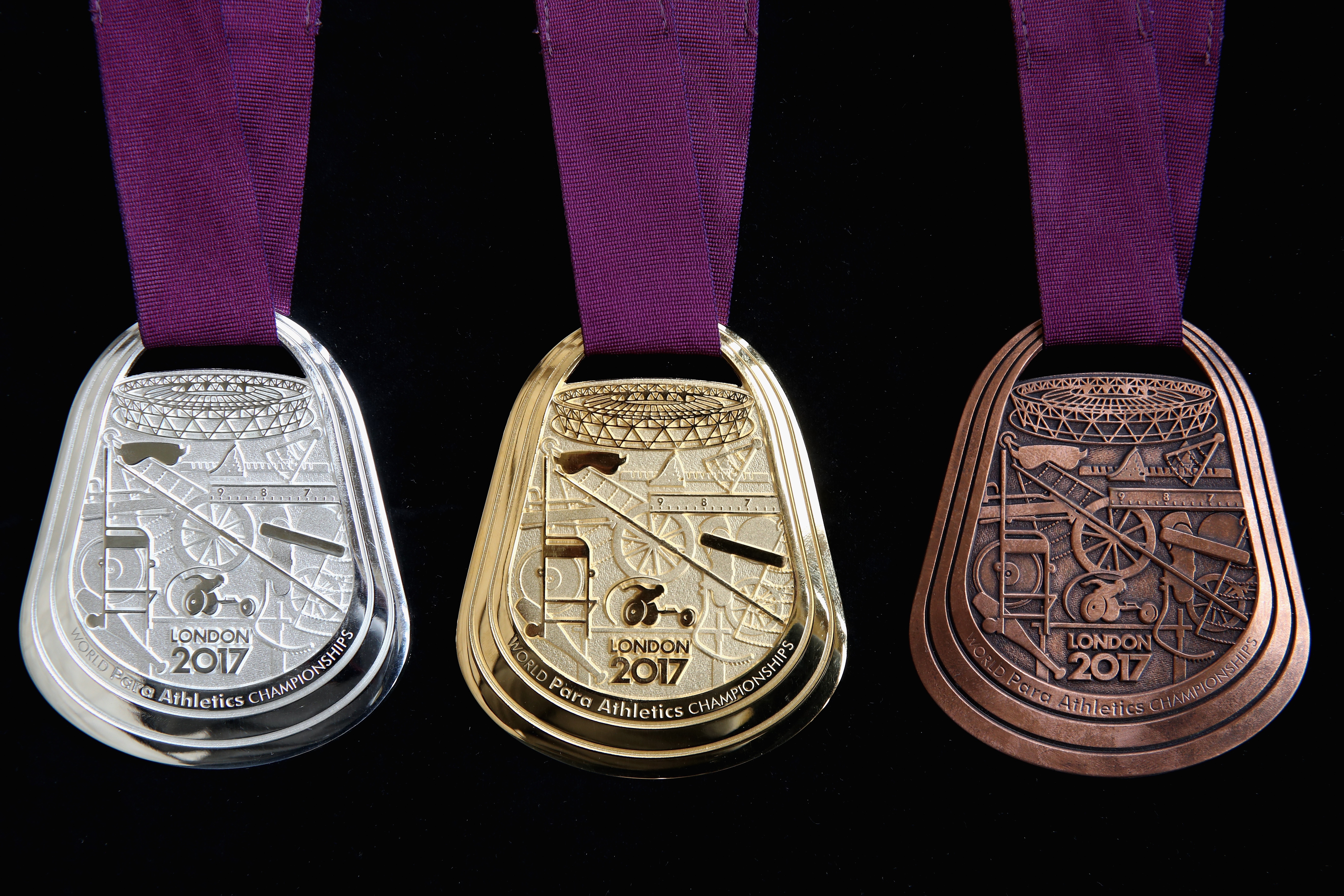Unique medal design revealed for London 2017