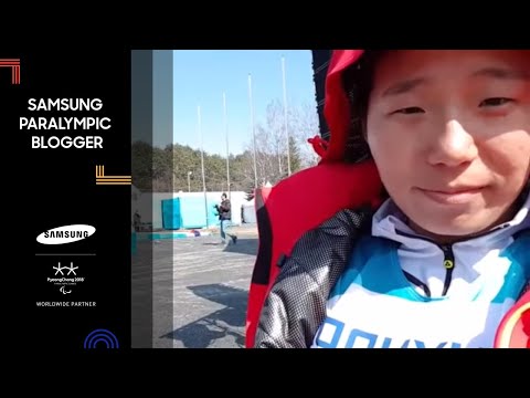 Yawei Jin | Watching a show | Samsung Paralympic Blogger | PyeongChang ...