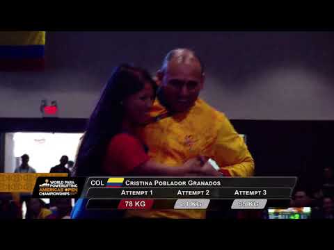 Christina Poblador | Women's up to 41kg | World Para Powerlifting ...