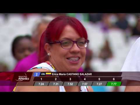 Erica Maria Castano Salazar | Silver – Women’s ShotPut F55 Final | 2017 ...