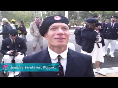 April Holmes - Team USA Getting Ready, Paralympics 2012