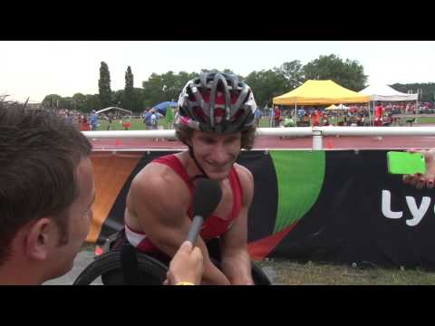Interview: Josh George after the 800m T53 final - 2013 IPC Athletics ...